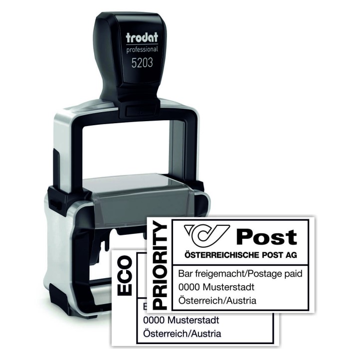 Poststempel 'Bar freigemacht'